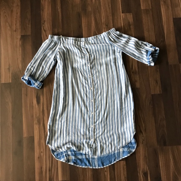 cloth & stone | Dresses | Anthropology Cloth Stone Striped Dress | Poshmark